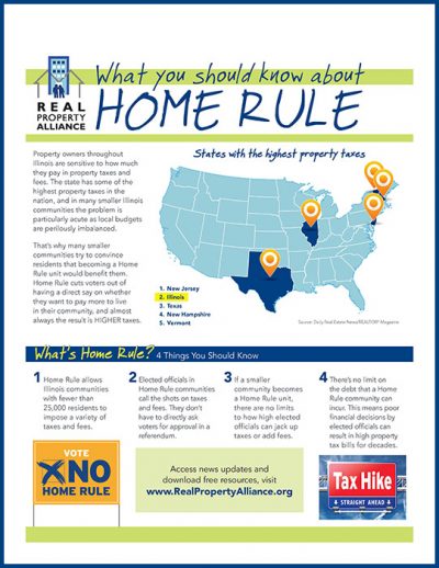 Home Rule | The Voice For Illinois Property Owners - Real Property Alliance